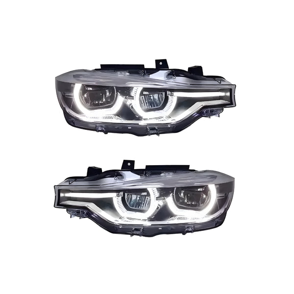 BMW F30/F31 LED Icon Headlights with White or Yellow DRL | Restyle ...