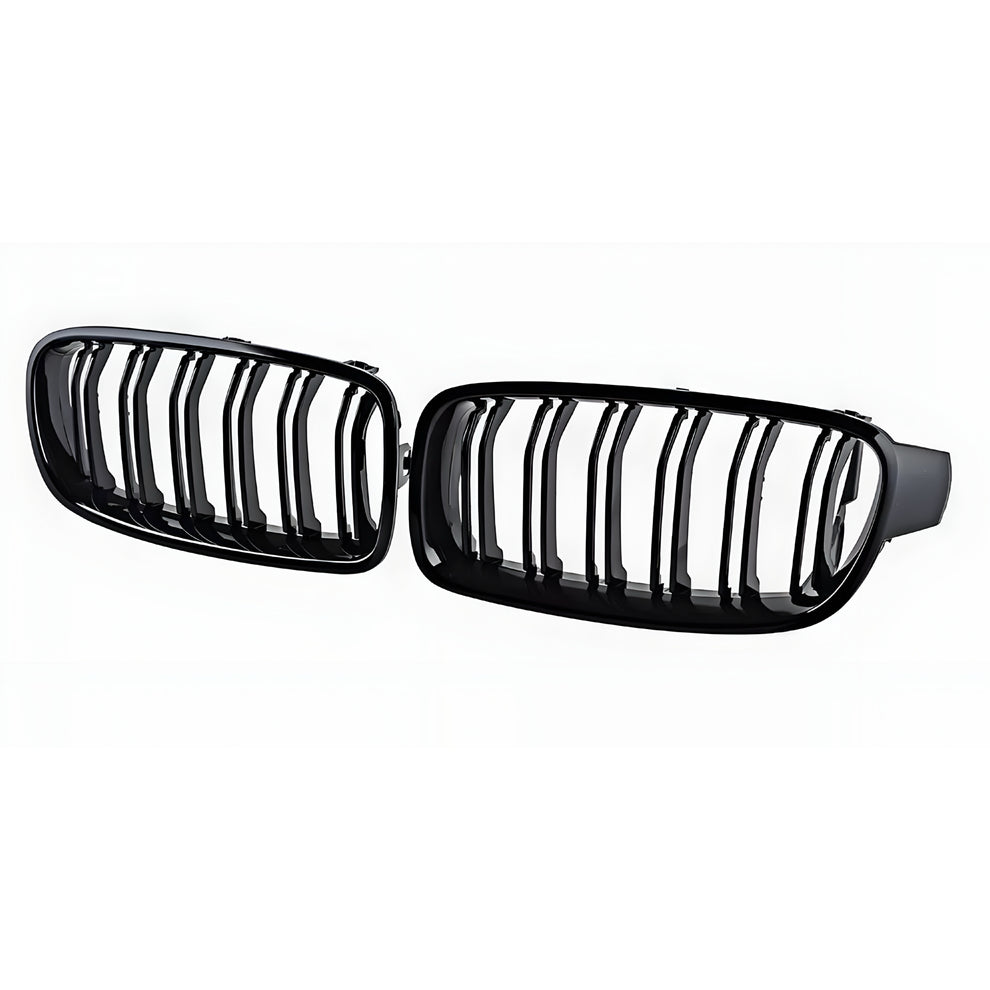 BMW 3 Series F30/F31 Double Slat Gloss Black Kidney Grille | Restyle ...