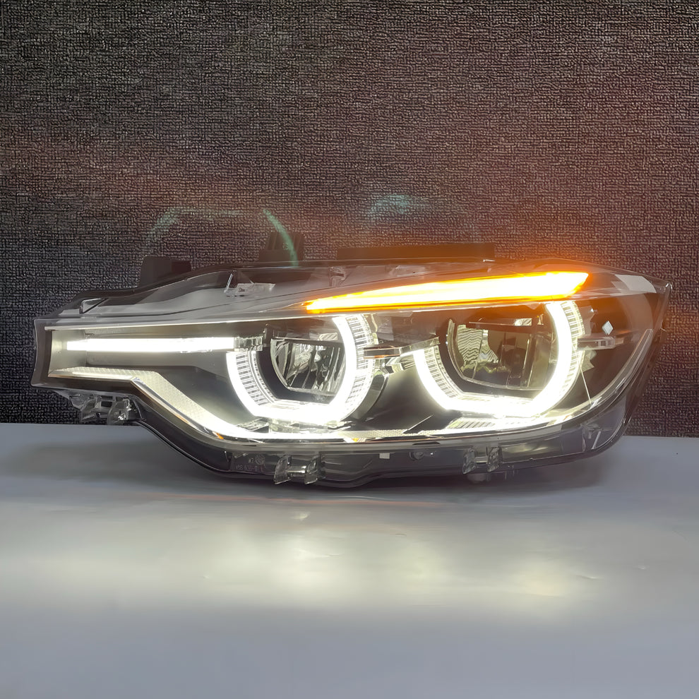 BMW F30/F31 LED Icon Headlights with White or Yellow DRL | Restyle ...
