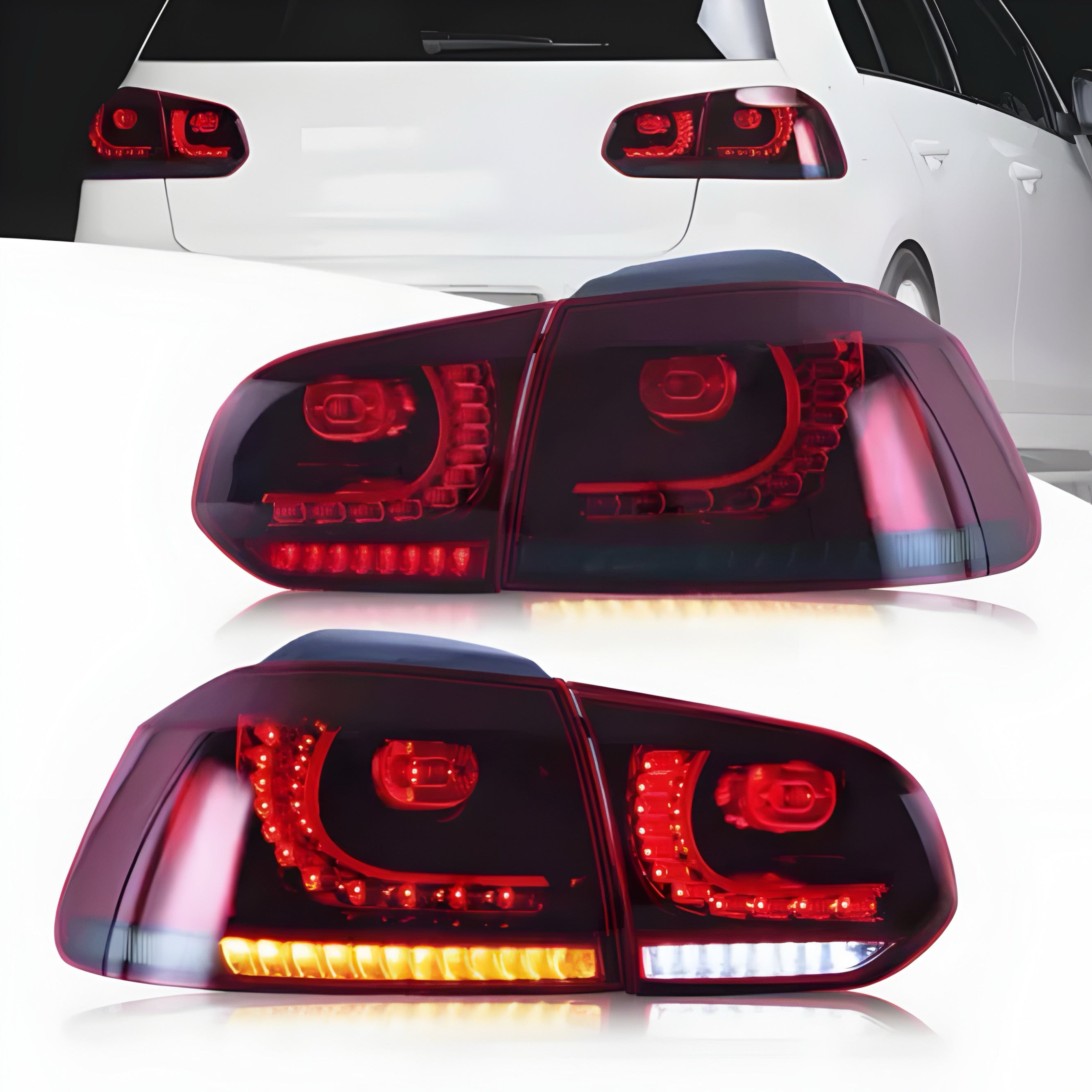 Volkswagen Golf MK6 Rear LED Tail Lights – Standard & Smoked | Restyle ...